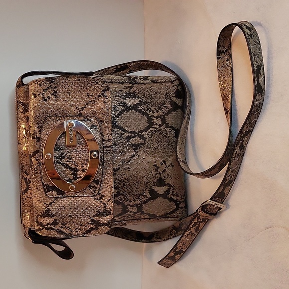 Guess | Bags | Vintage Guess Faux Python Crossbody | Poshmark